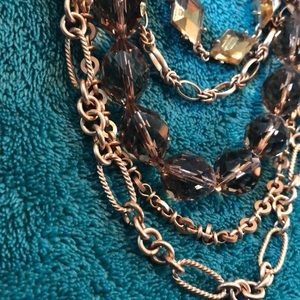 LOFT | Jewelry | Loft Gold Statement Chain Necklace | Poshmark